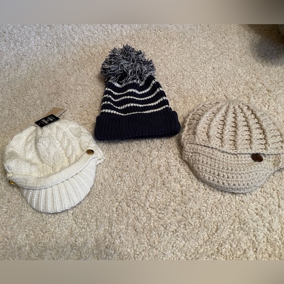 Accessories | Three Knit Hats | Poshmark